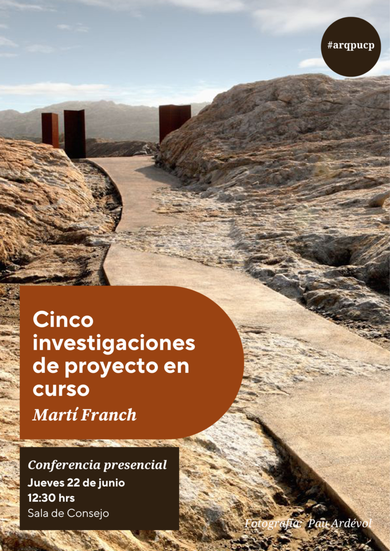 Marti Franch en Arquitectura PUCP - Arquitectura PUCP