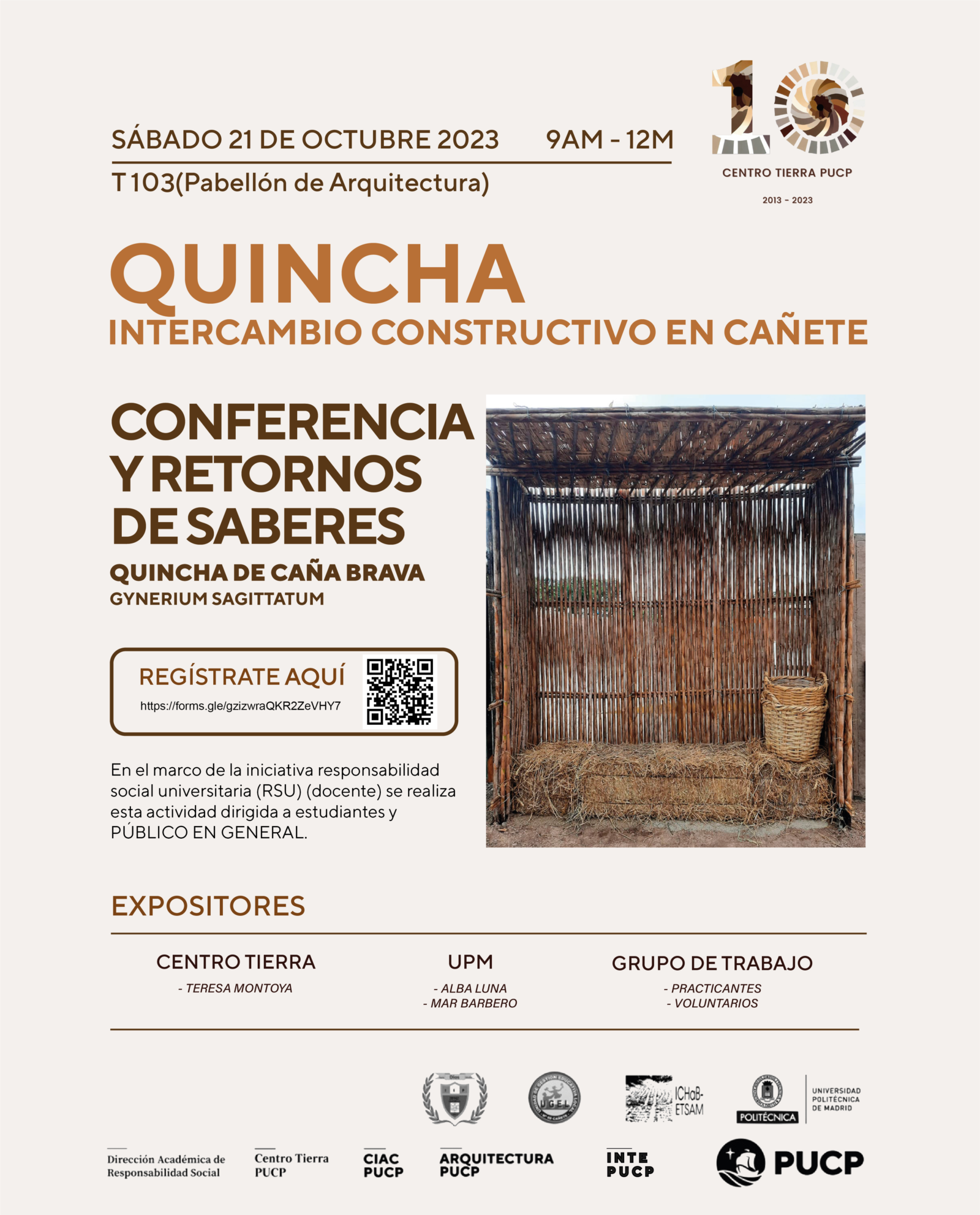 Quincha: Intercambio constructivo en Cañete - Arquitectura PUCP